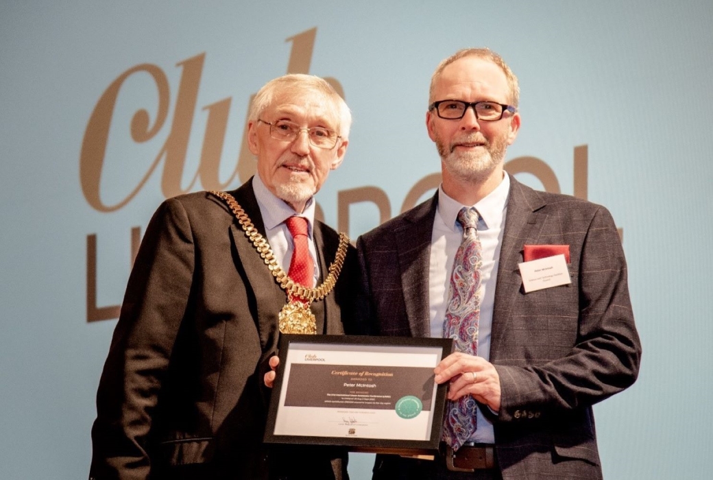 ASTEC Peter McIntosh has been recognised by the Lord Mayor of Liverpool ...